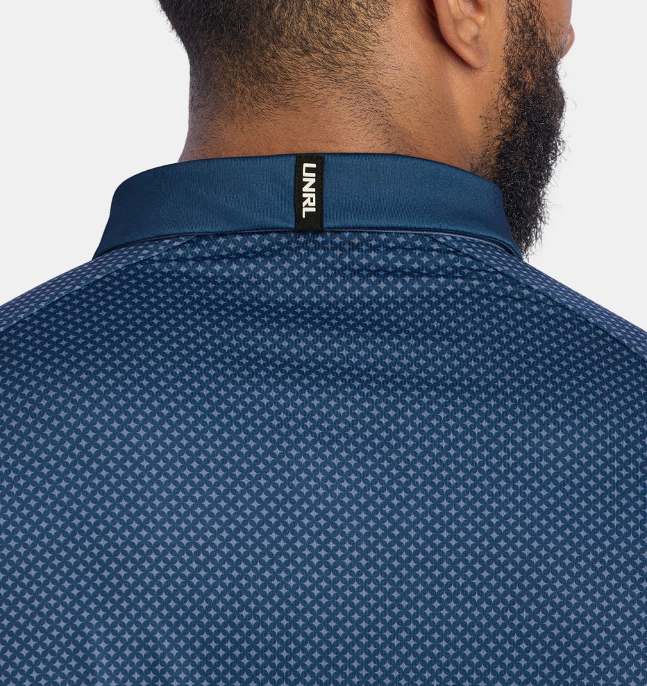 UNRL Altitude Polo | Men's Cavern Blue Polo