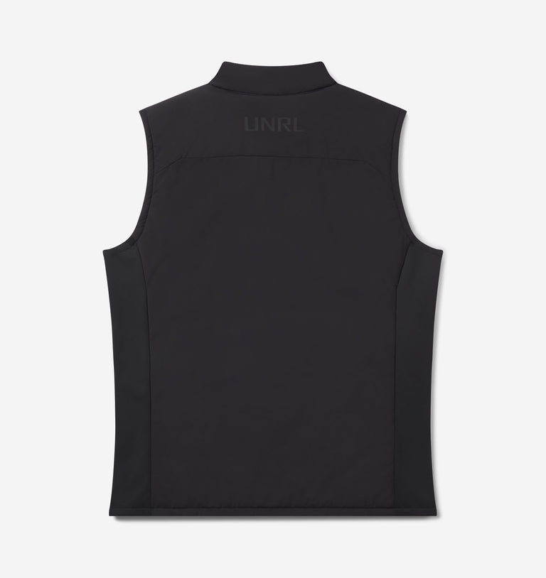 UNRL Vancouver Quilted Vest | Men's Black Vest