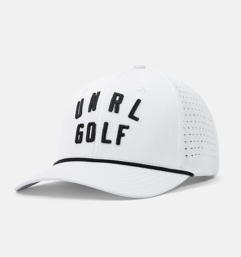 Youth UNRL Golf Vintage Rope Snapback [Mid-Pro] | Nine Iron-Black Snapback