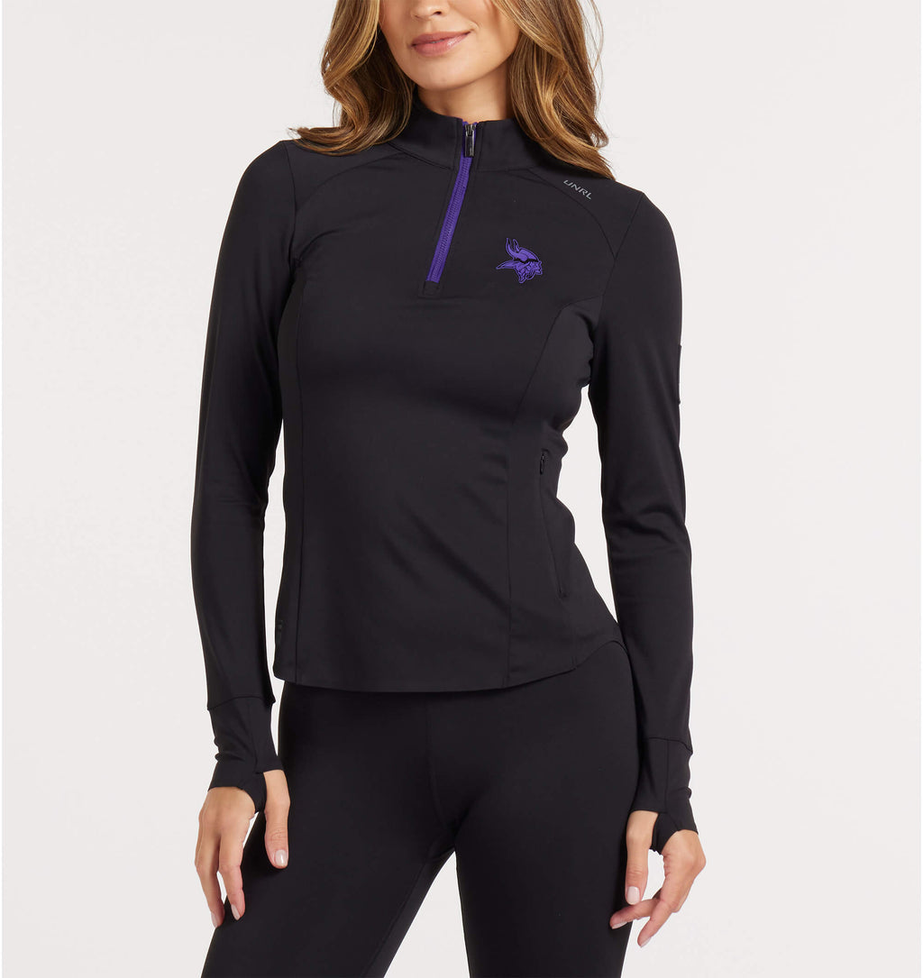 UNRL x Vikings Performa Fitted Half-Zip