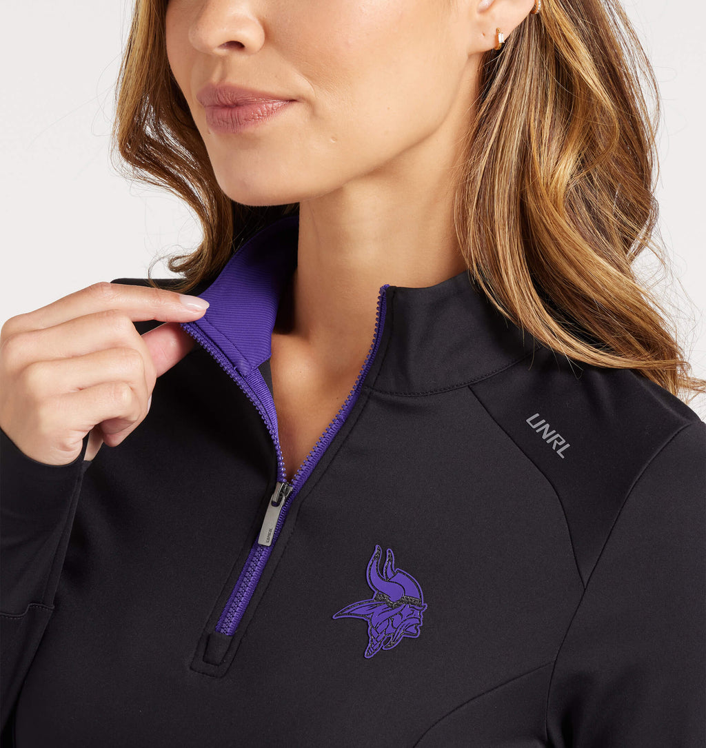 UNRL x Vikings Performa Fitted Half-Zip